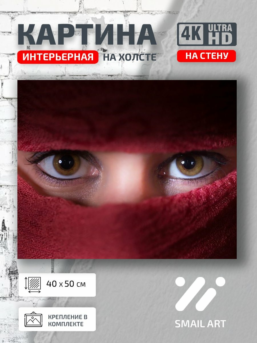 Картина на холсте интерьерная 40 на 50 на стену План Portrait для гостиной портрет интерьер