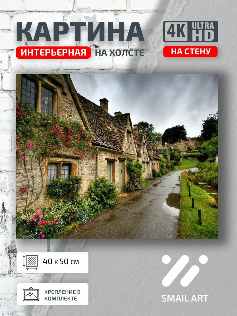 Картина на холсте интерьерная 40 на 50 на стену День City для офиса урбанистика интерьер