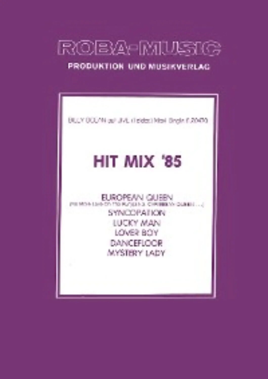 Hit Mix '85 [Цифровая книга]