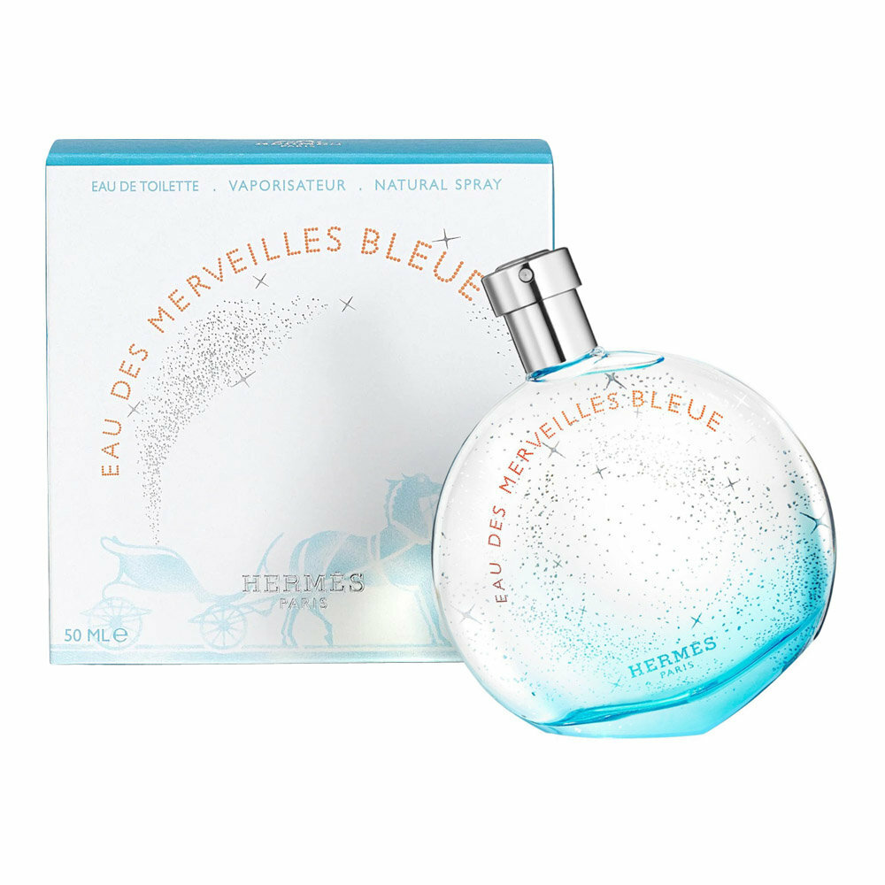 Hermes Eau Des Merveilles Bleue туалетная вода 50 мл, аромат для женщин