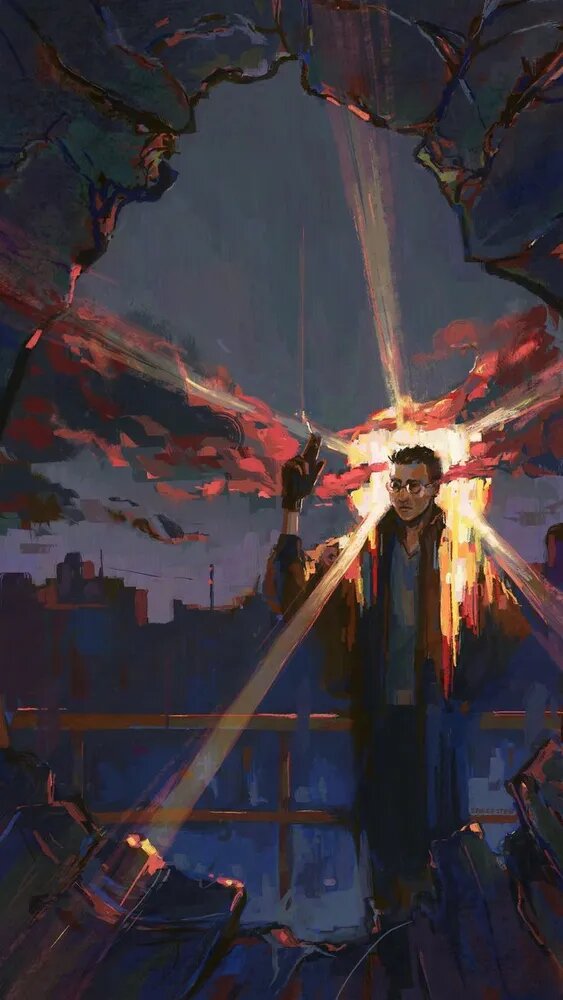 Алмазная Мозаика "Игра Disco Elysium, Диско Элизиум Арт" 40X50 См Алмазная Вышивка / Картина Стразами Подарков /Украшения