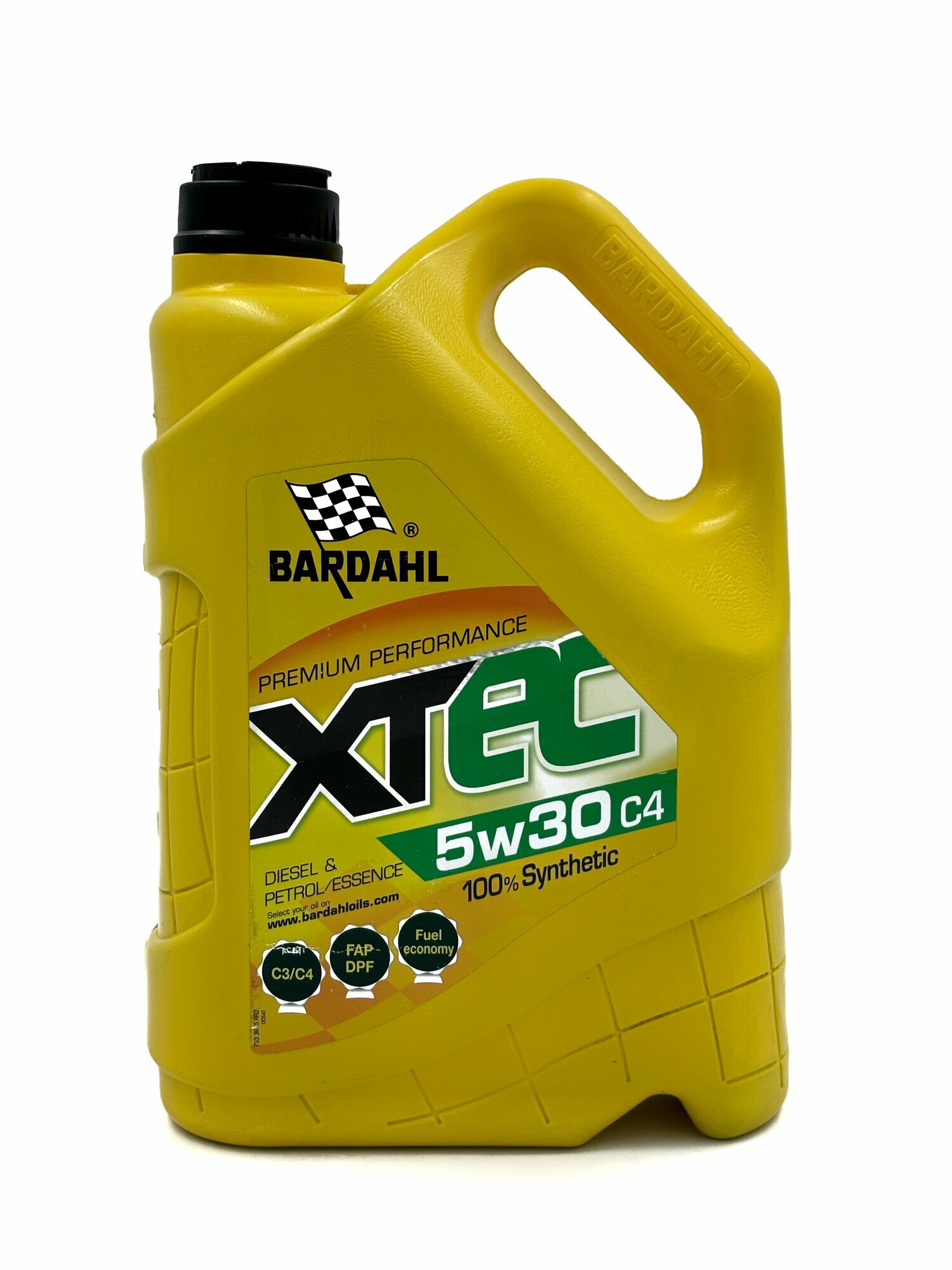Масло моторное Bardahl XTEC 5W-30 C4, 5 литров , синтетическое