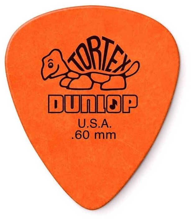 Медиатор Dunlop 418R.60 Tortex Plectra, 0.60 мм, 1 шт.