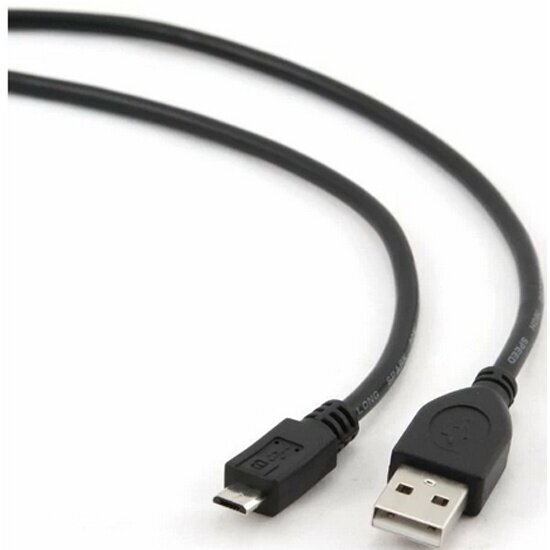 Кабель Cablexpert USB 2.0 Pro AM/microBM 5P, 1.8м, черный