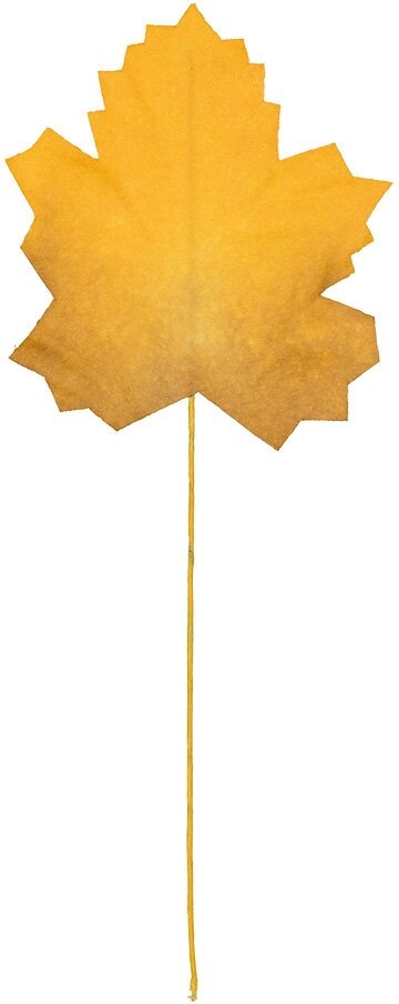 Mr.Painter PFL-03 Декоративные листья набор 12 шт темно-желтого цвета для декора интерьера