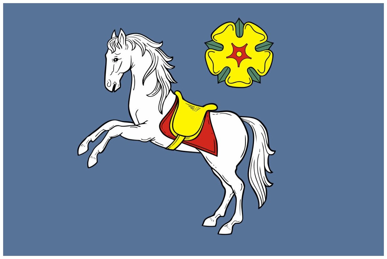 Флаг города Острава 90х135 см