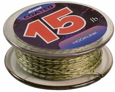 Поводковый материал карповый в оплетке 20 м 15 LBS светлый