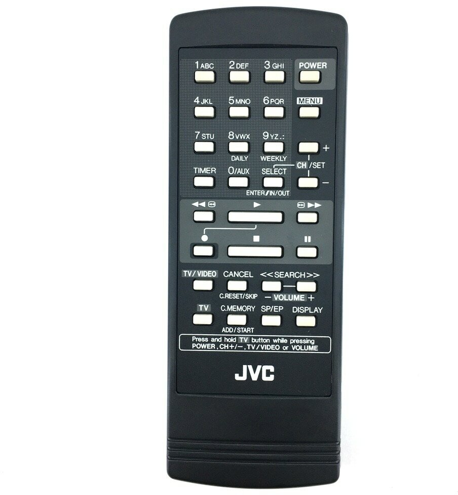 Пульт дистанционного управления для видеомагнитофона JVC UR64EC1086 оригинал [VCR]