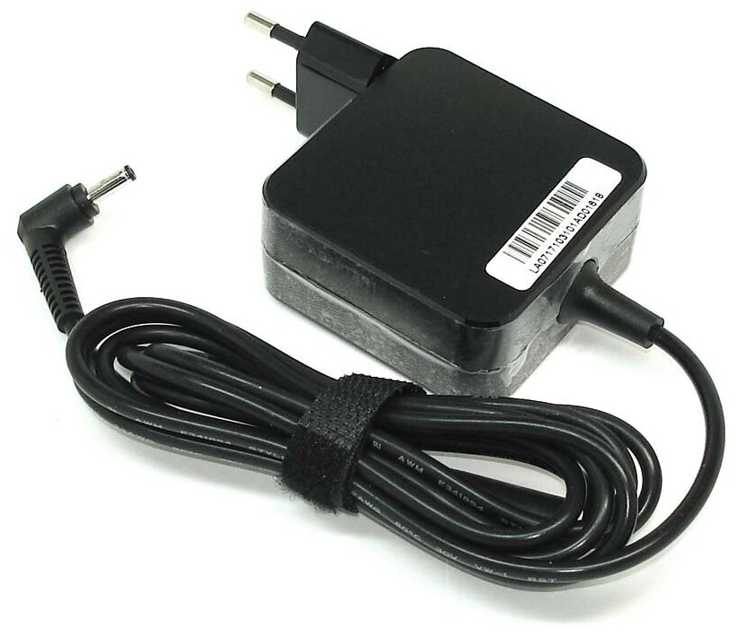 Блок питания (сетевой адаптер) для ноутбуков Asus 19V 1.75A 33W 4.0x1.35 мм черный, в розетку