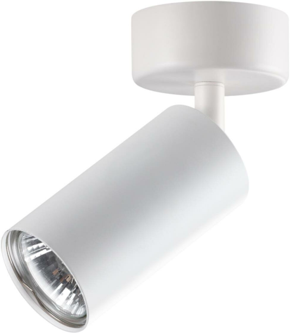 370394 OVER NT18 428 белый Накладной светильник IP20 GU10 50W 220V PIPE Novotech