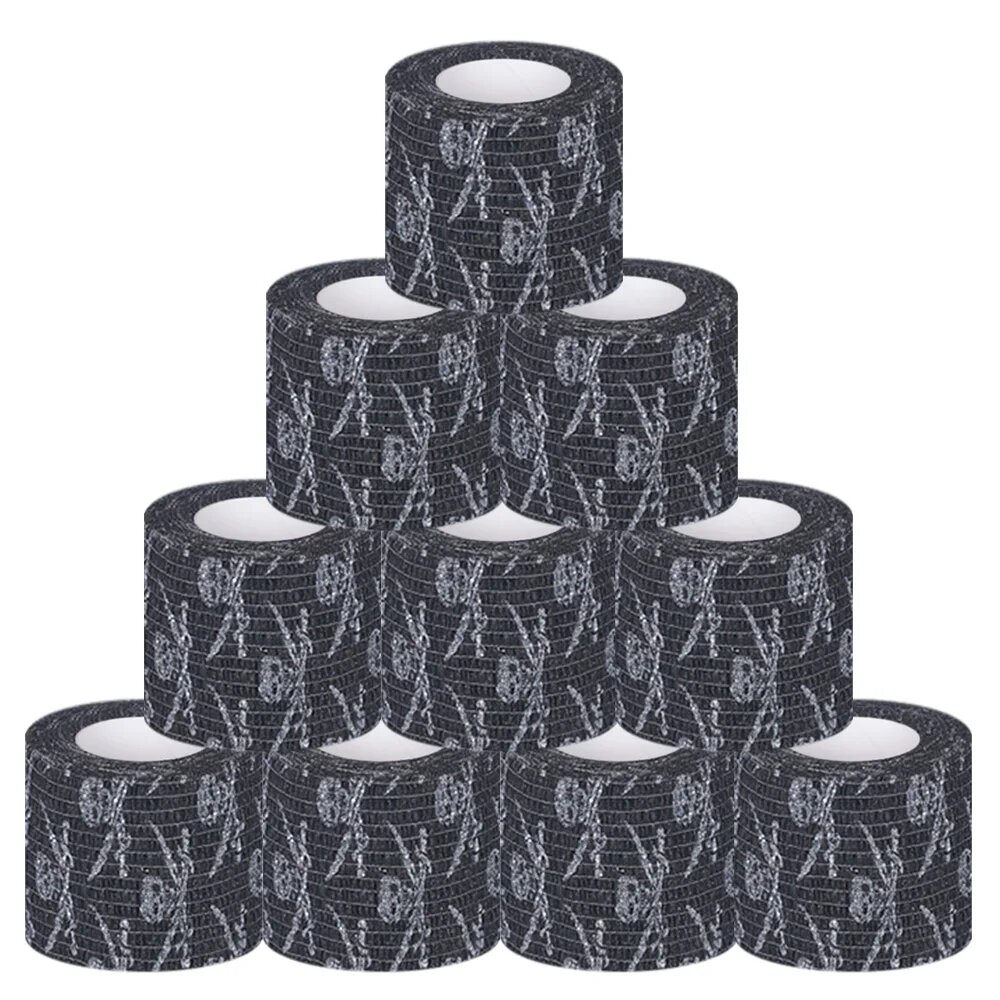EMALLA Нетканые бинты для татуировки 10 шт. 10PCS-Black
