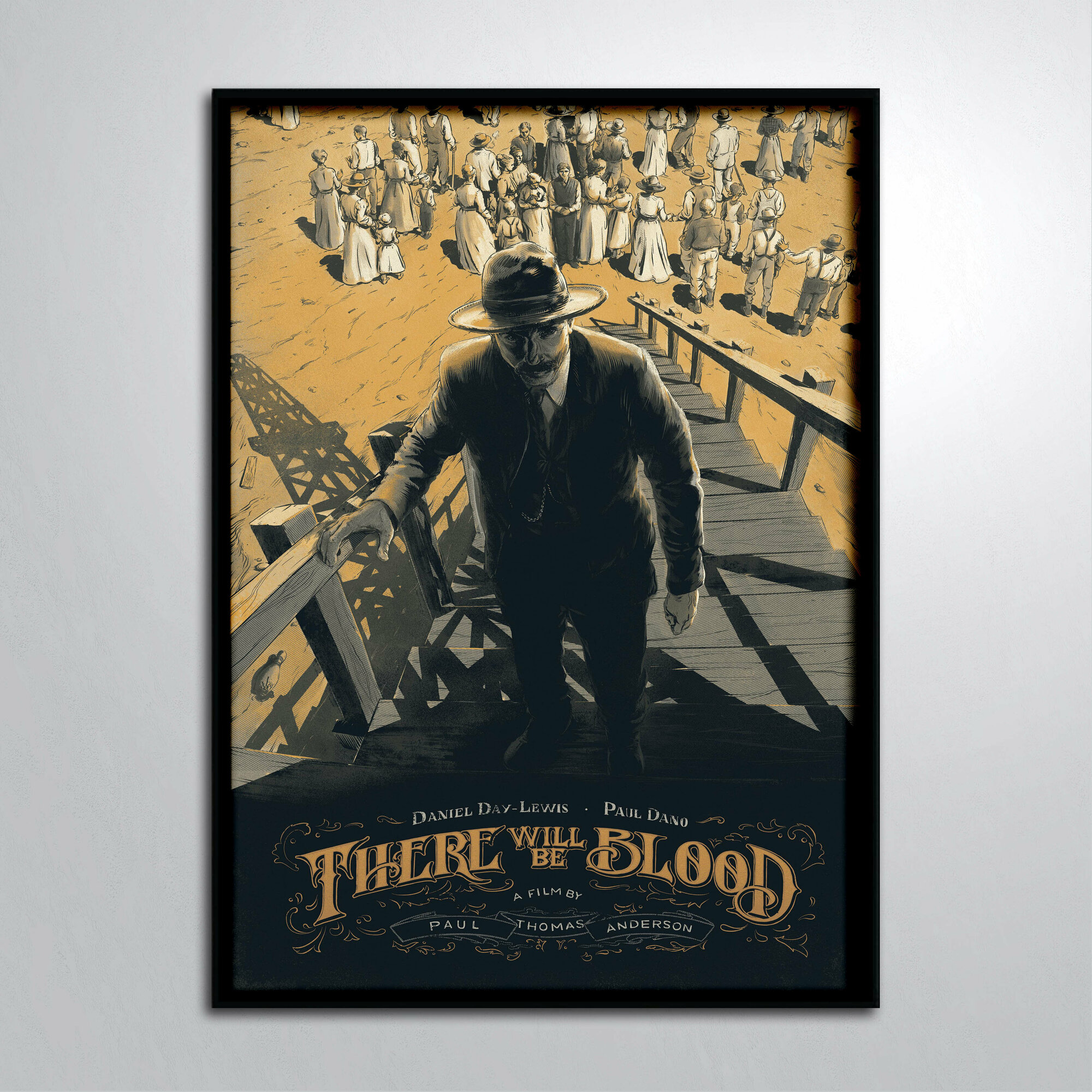 Постер без рамы/Пол Томас Андерсон Нефть Рисунок There Will Be Blood