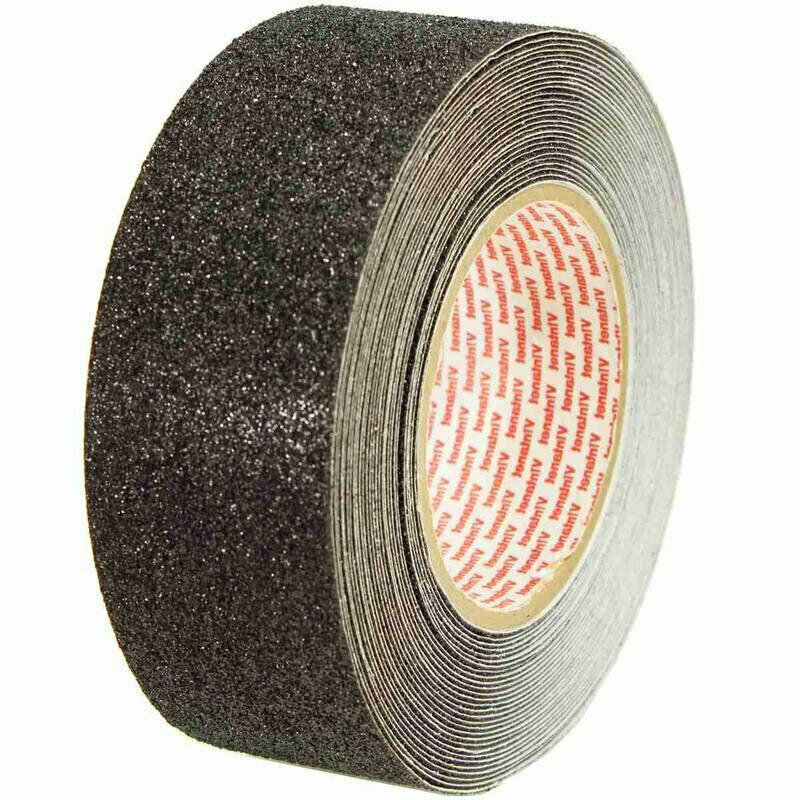 Клейкая лента противоскользящая AS60 Vintanet, сред. зерн, черная,50мм х 10м, 1707353