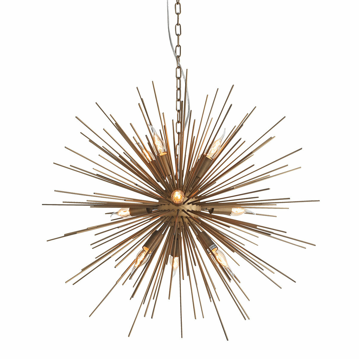 Люстра Delight Collection Boivin Boivin 10 brass 771110, Латунь, E14/е14, 8 x 40 Вт.