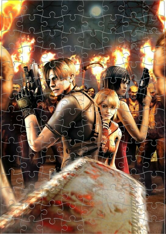 Пазл Resident Evil, Обитель Зла №4, А4