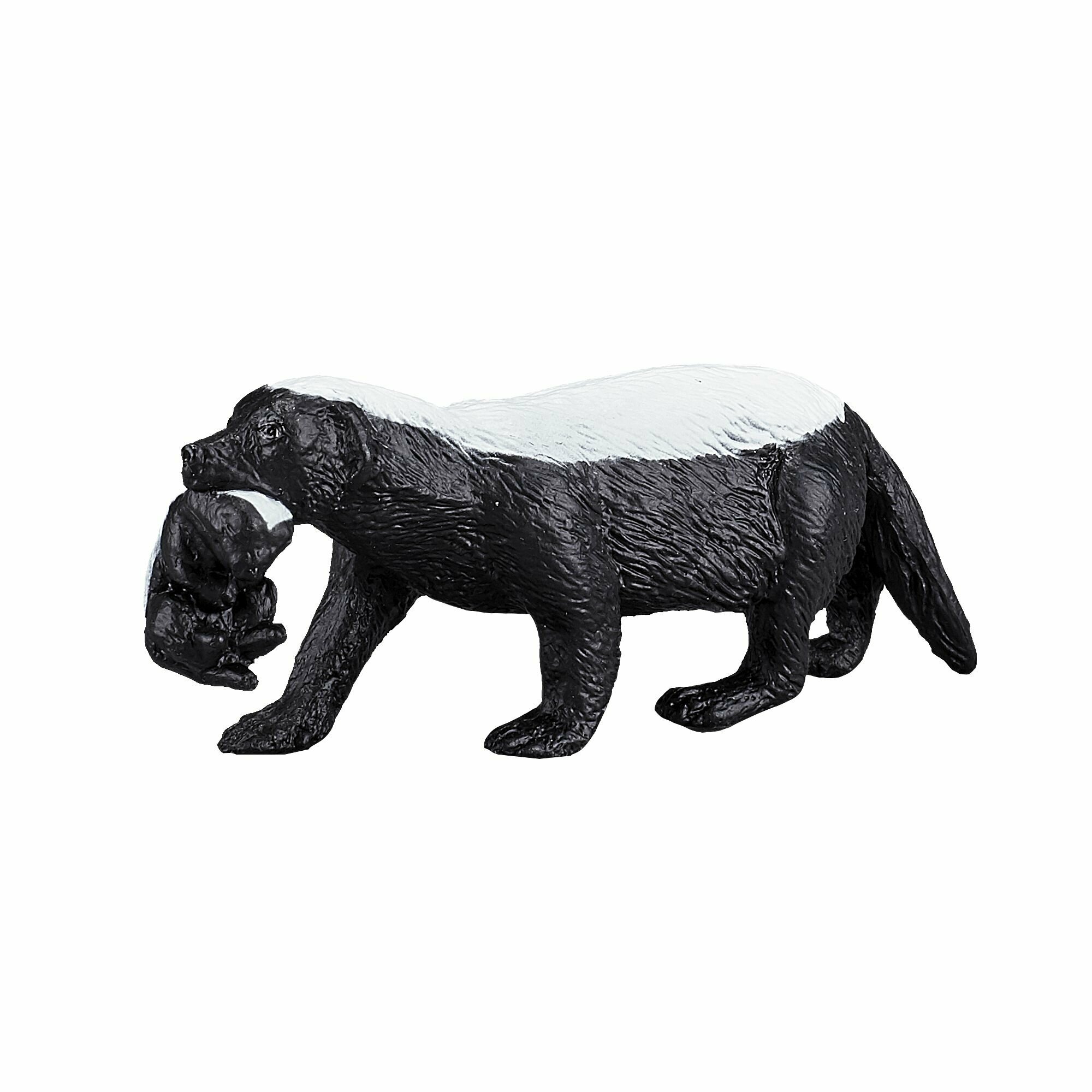 Фигурка-игрушка KONIK WILDLIFE Медоед, самка с детенышем AMW2065, коллекционная фигурка