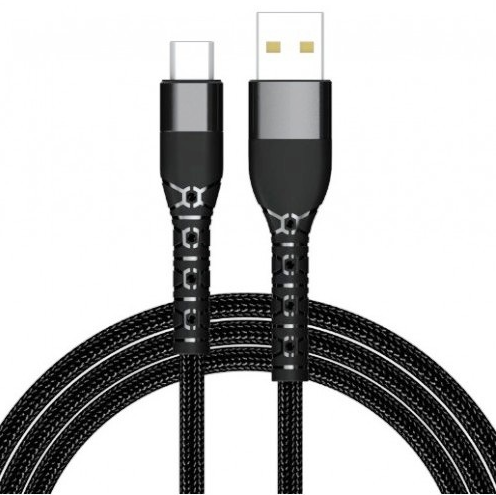 Кабель Ks-is KS-732B-1.2 QC USB A - USB C 1.2м черный