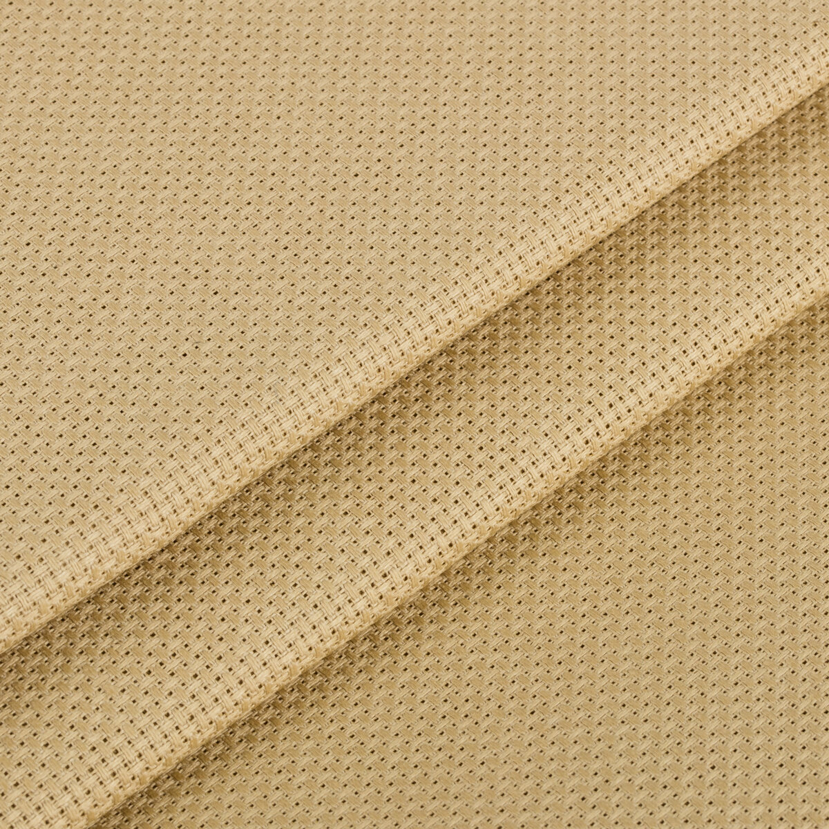 K04 Gamma Aida №14 серо-бежевый канва 100% хлопок, размер 150x100 см для вышивки крестом