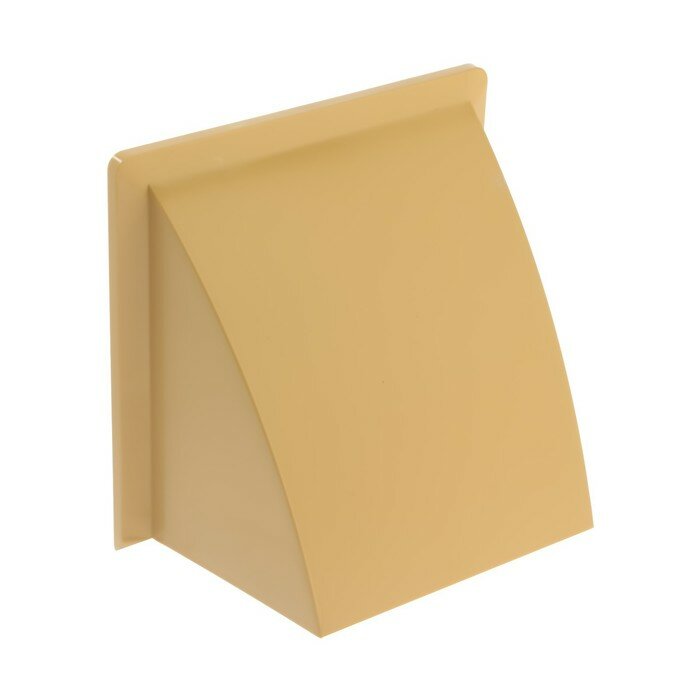 Выход стенной ZEIN, 170 х 170 мм, d=100 мм, с обратным клапаном, бежевый, 9709765