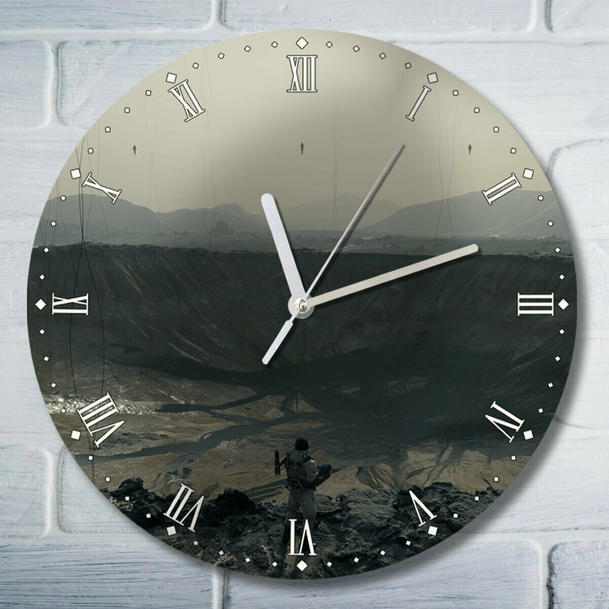 Настенные часы УФ с рисунком игры Death Stranding - 4470