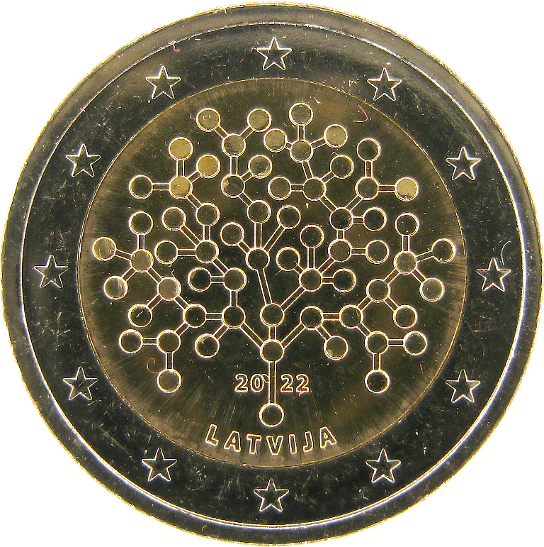 Латвия 2 евро 2022 /Финансовая грамотность