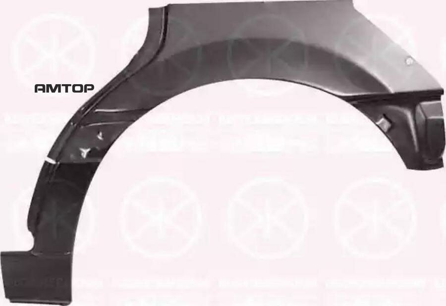 Арка крыла задн прав VW: PASSAT B3 88-93 4дв Klokkerholm арт. 9537582