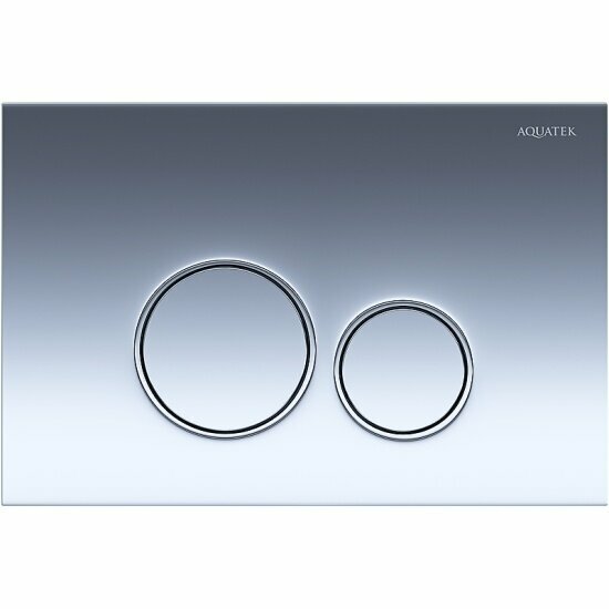 Панель смыва Aquatek Хром глянец (клавиши круглые) KDI-0000018