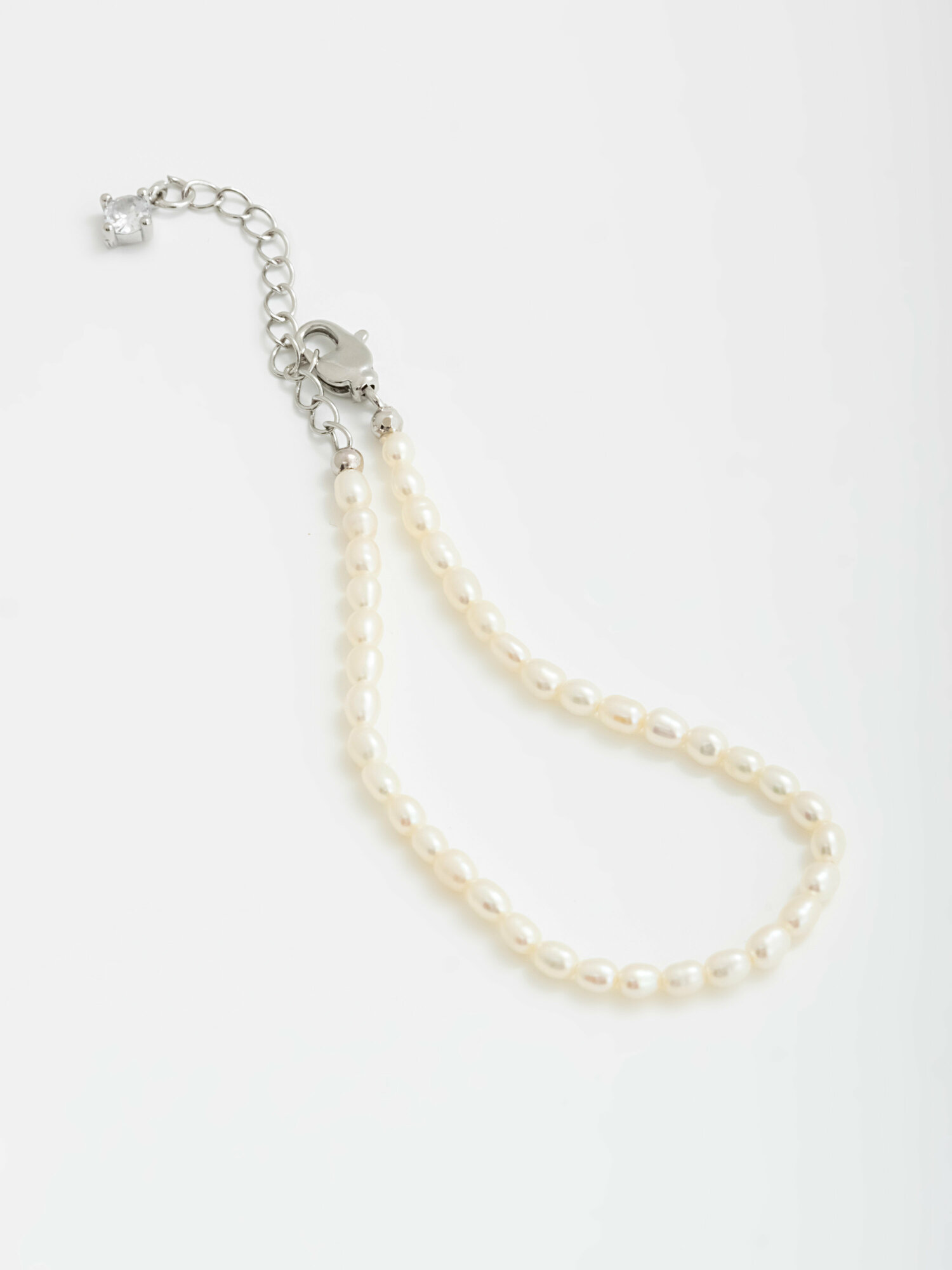 Браслет, жемчуг пресноводный культивированный