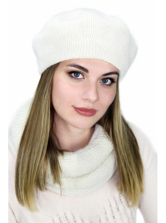 Балаклава Комплект "Вилсия" берет+стойка-хомут для женщин