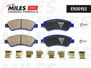 Колодки тормозные CITROEN C4 03-/PEUGEOT 307/PARTNER -ESP передние Ceramic