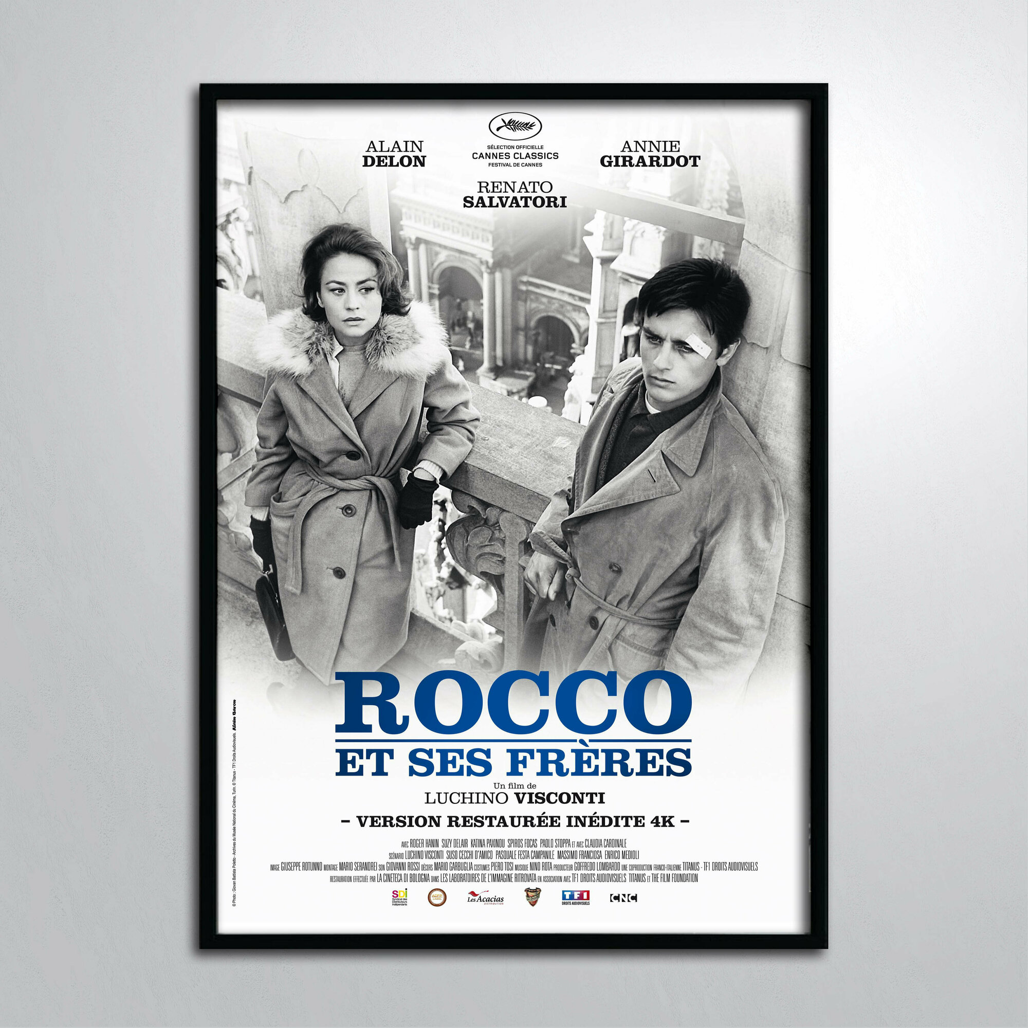 Постер без рамы/Винтажный плакат/Лукино Висконти Рокко и его братья (1960) Ален Делон Канны Rocco