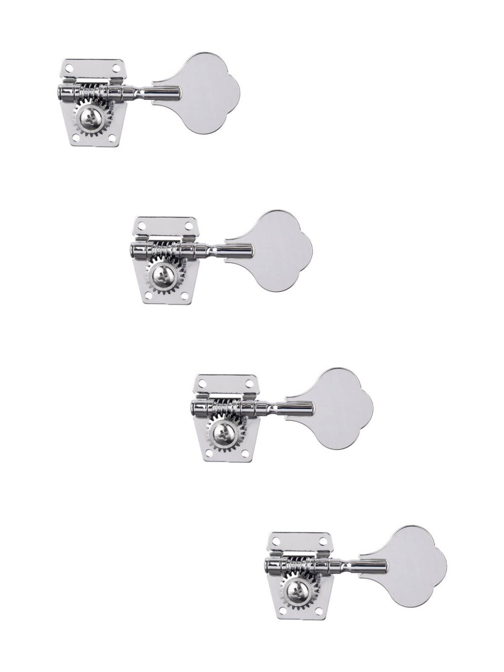 MHB-01-CR-4L Колки для бас-гитары 4л, хром, Metallor