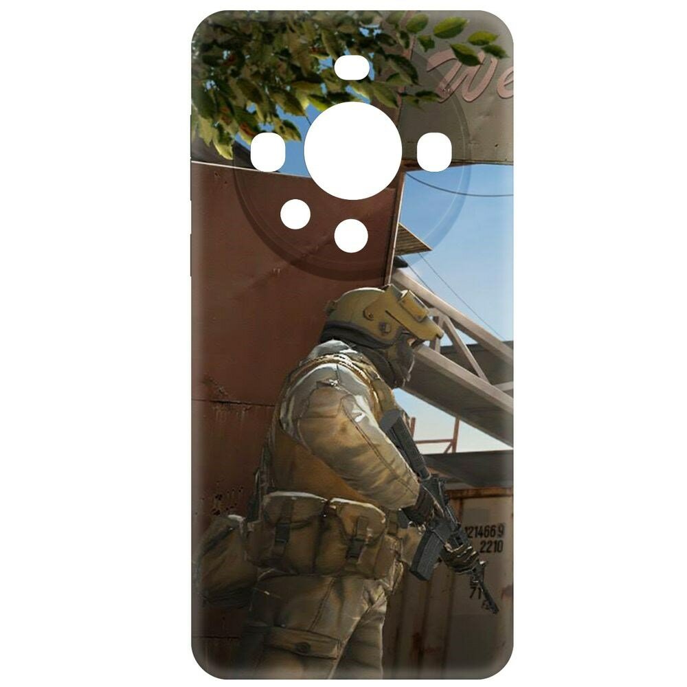 Чехол-накладка Krutoff Soft Case Cтандофф 2 (Standoff 2) - Rust для Huawei Mate 60 Pro черный