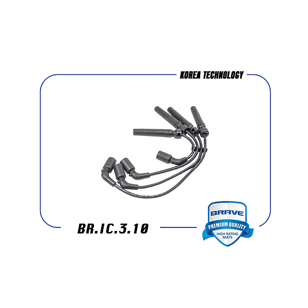 Brave BR. IC.3.10 высоковольтные провода силикон 96211948 br. ic.3.10 Lacetti (Лачети) 03-, Nexia (Нексия) 08-,