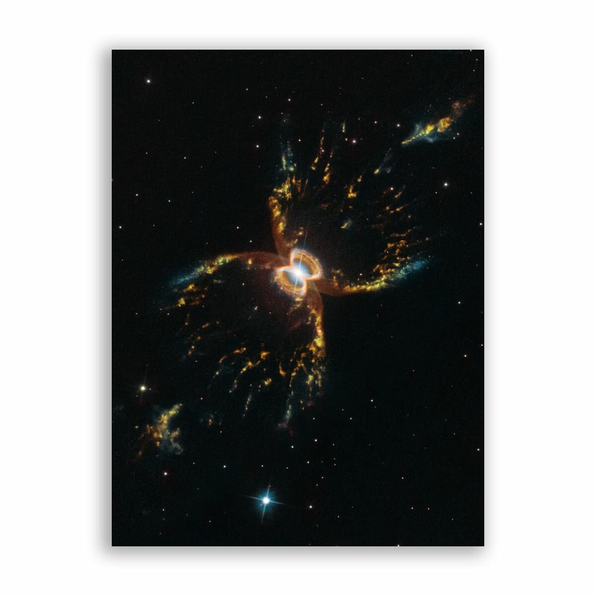 Постер, плакат на бумаге / Southern Crab Nebula / Туманность Южный Краб / Размер 30 x 40 см