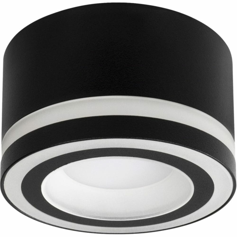Настенно-потолочный светильник ЭРА спот OL51 BK GX53, IP20, черный Б0059805