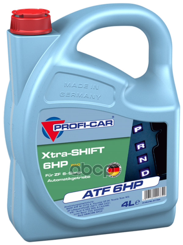 PROF Xtra-SHIFT 6HP (4L) масло трансм. для АКПП! BMW ATF M 1375.4 (83220142516), ZF (S671 090 255) PROFI-CAR арт. 21764