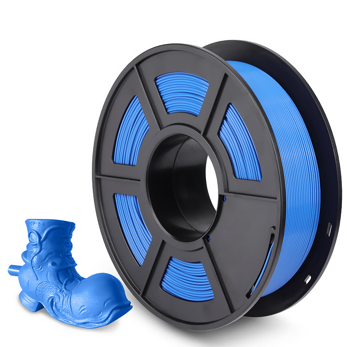 Филамент NVPRINT PLA+ Blue Grey для 3D печати диаметр 1.75мм длина 330 метров масса 1 кг