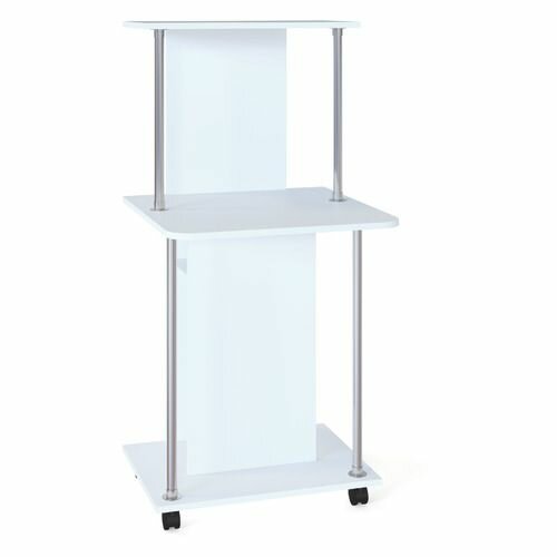 Стол компьютерный Сокол КСТ-12, ЛДСП, белый