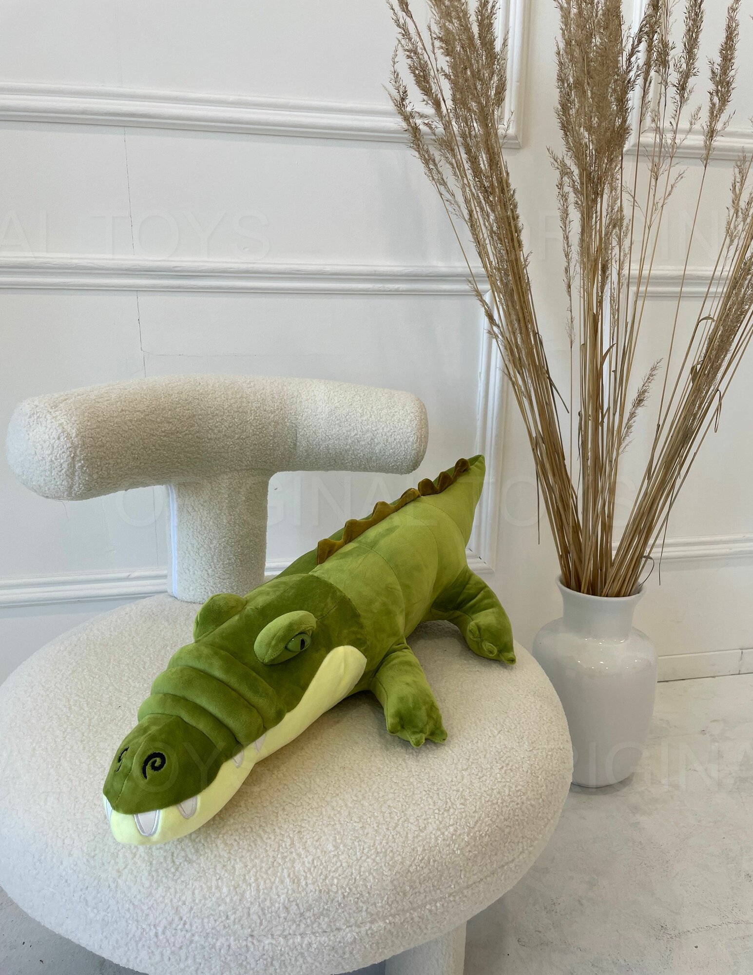 Мягкая игрушка Крокодил зеленый 80 см