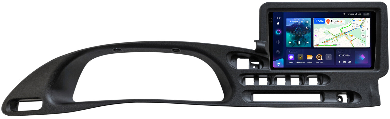 Штатная магнитола Lada Niva 2123, Niva Travel 2021-2025 Teyes CC3 2K 6/128 9.5" RM-9-1230 Android 10 (4G-SIM, DSP, QLed)