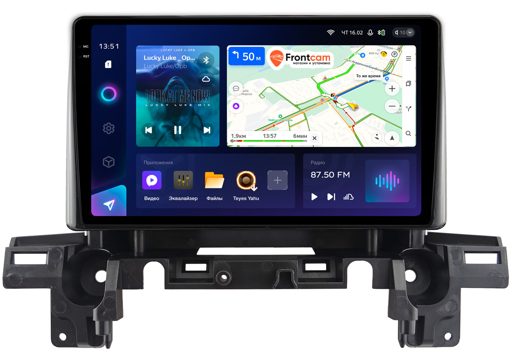 Штатная магнитола Mazda CX-5 2017-2021, CX-8 2017-2022 (левый руль) Teyes CC3 2K 4/32 9.5" RM-9066 Android 10 (4G-SIM, DSP, QLed)