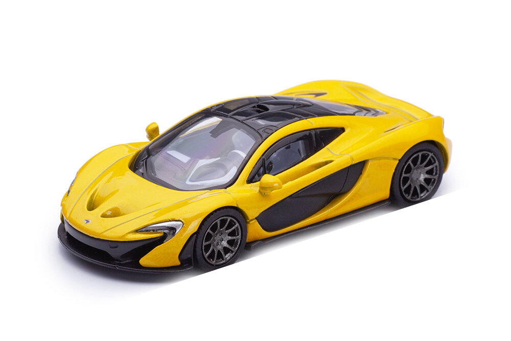 Модель коллекционная POSTERCARS Mclaren P1 2013-2015 желтый (длина модели 6-10 см)