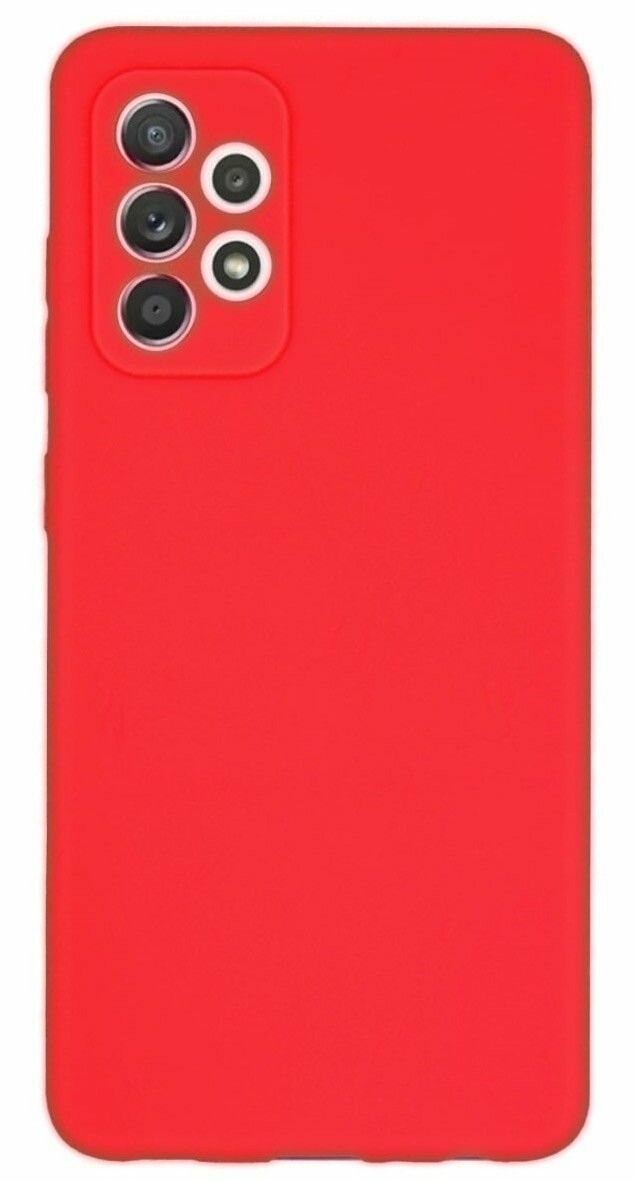 Чехол для Samsung Galaxy A53 5G силиконовый Silicone Cover красный