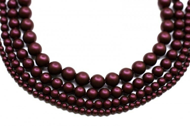 Жемчуг Swarovski 5810 #2019 2мм Crystal Elderberry Pearl, 5810-2-2019, 10шт