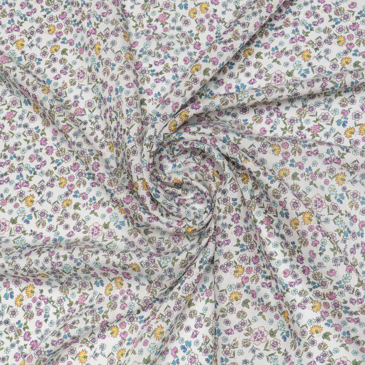 Батист, цветочный принт