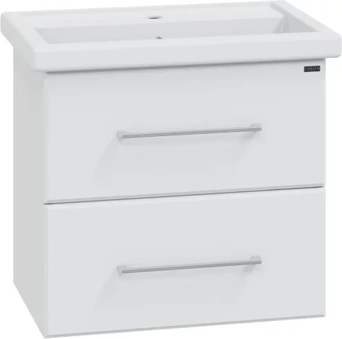 Тумба белый глянец 56 см Санта Омега 207045