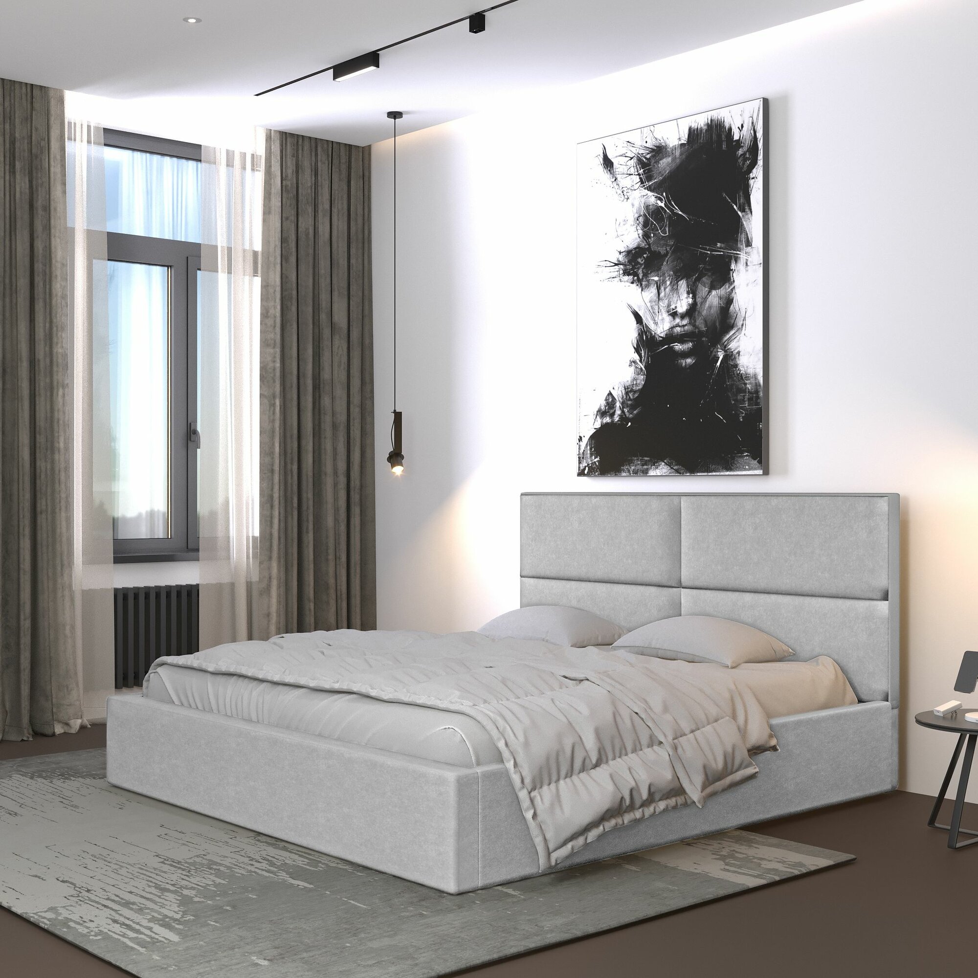 Односпальная кровать 90х200 Палермо (2024), фабрика Микс-Интерьер (Россия)