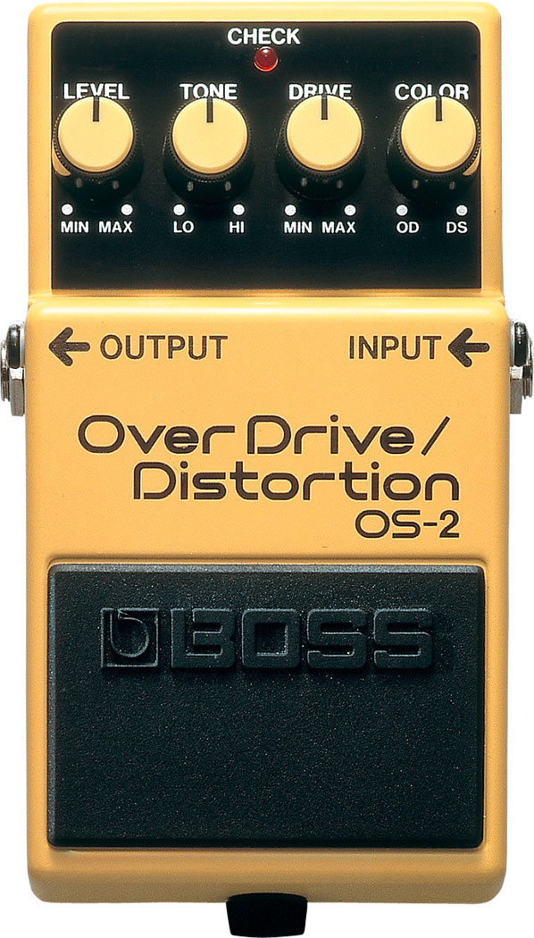 Boss os-2 overdrive/ distortion педаль для эл. гитары