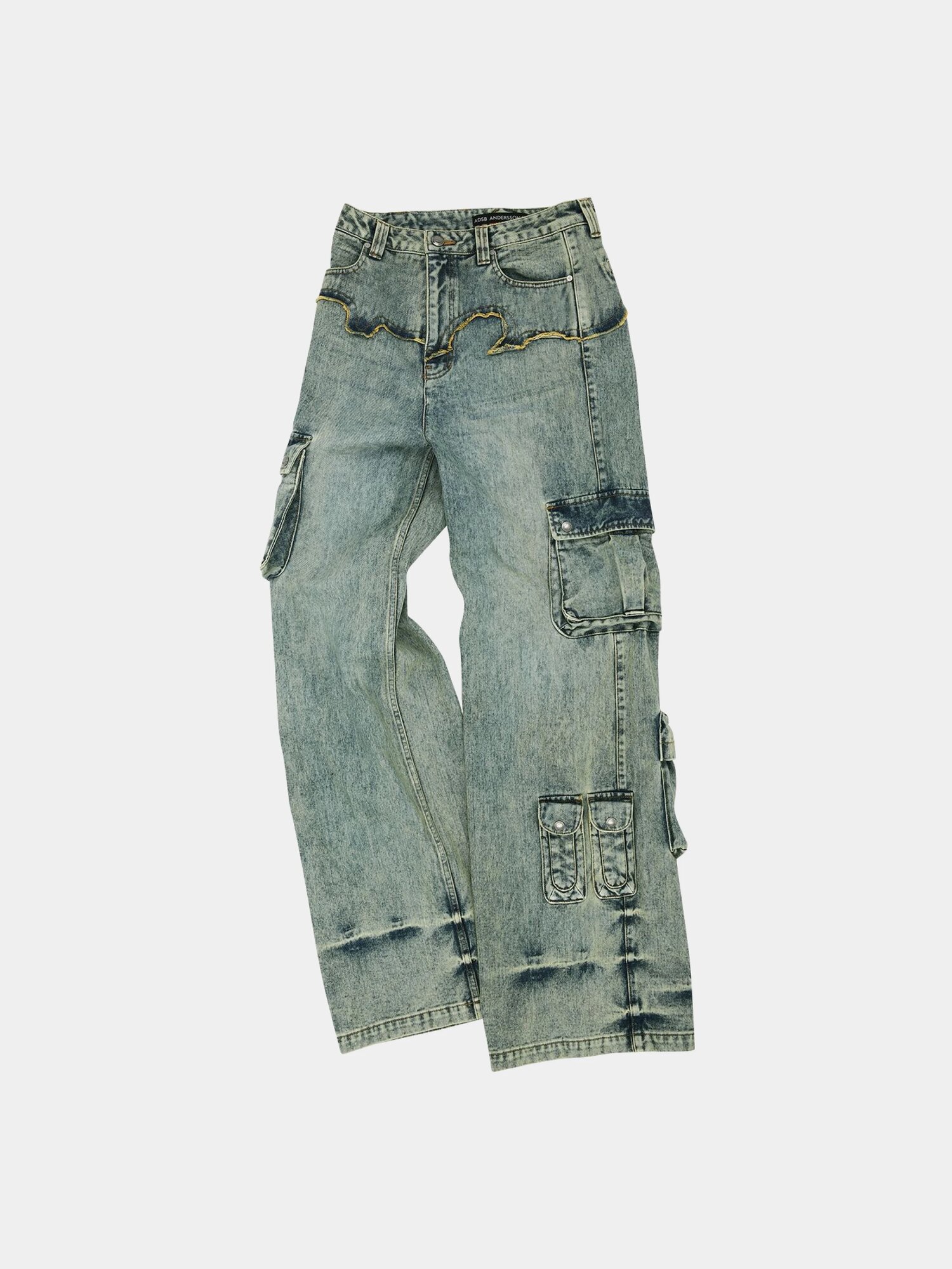 Джинсы карго Simiz Cargo Coated 